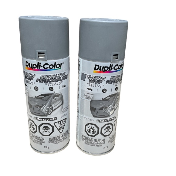 Duplicolor | Art | 2 Duplicolor Ccwrc799 Jet Gray Custom Wrap Removable ...